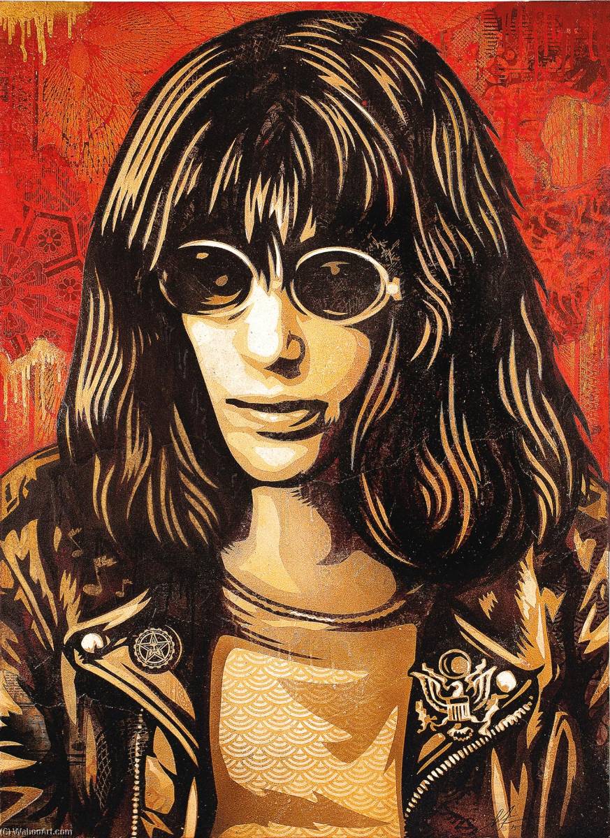 Joey Ramone de Shepard Fairey Shepard Fairey | WahooArt.com
