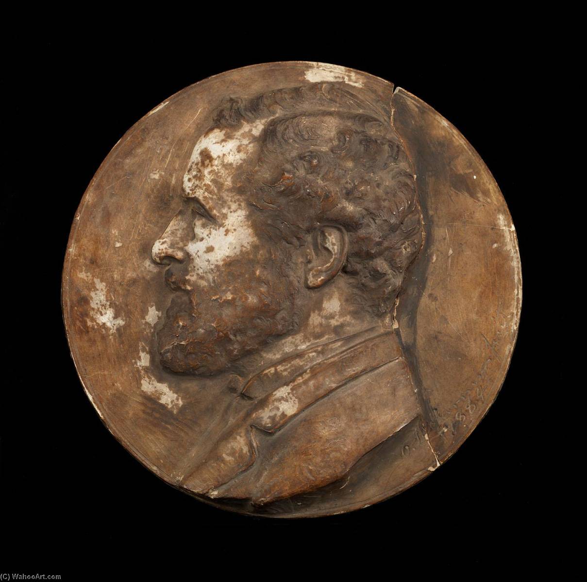 Pedir Reproducciones De Arte Retrato de un hombre, 1884 de Olin Levi ...