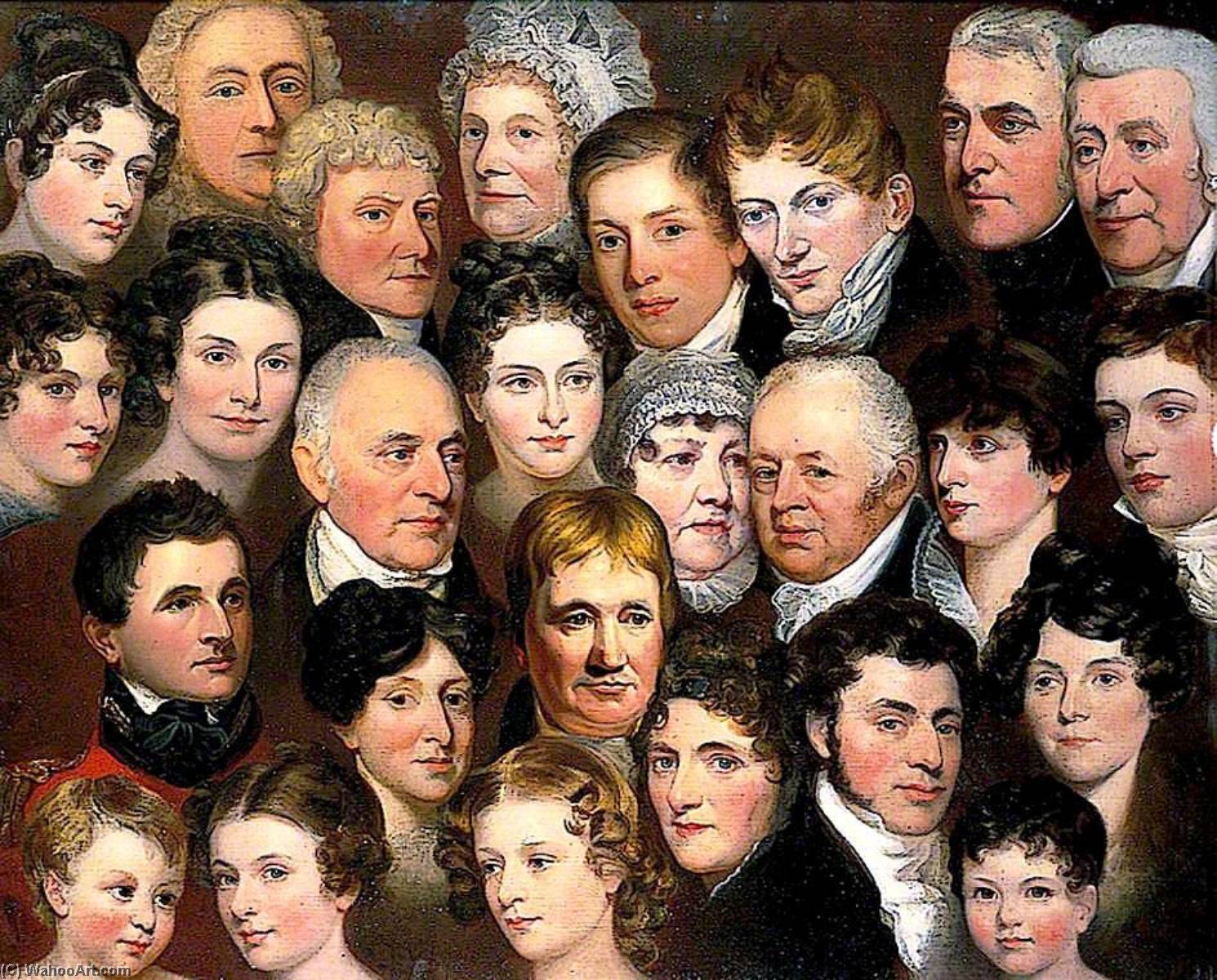 Reproducciones De Arte Del Museo La familia Harvey de Norwich, 1820 de ...