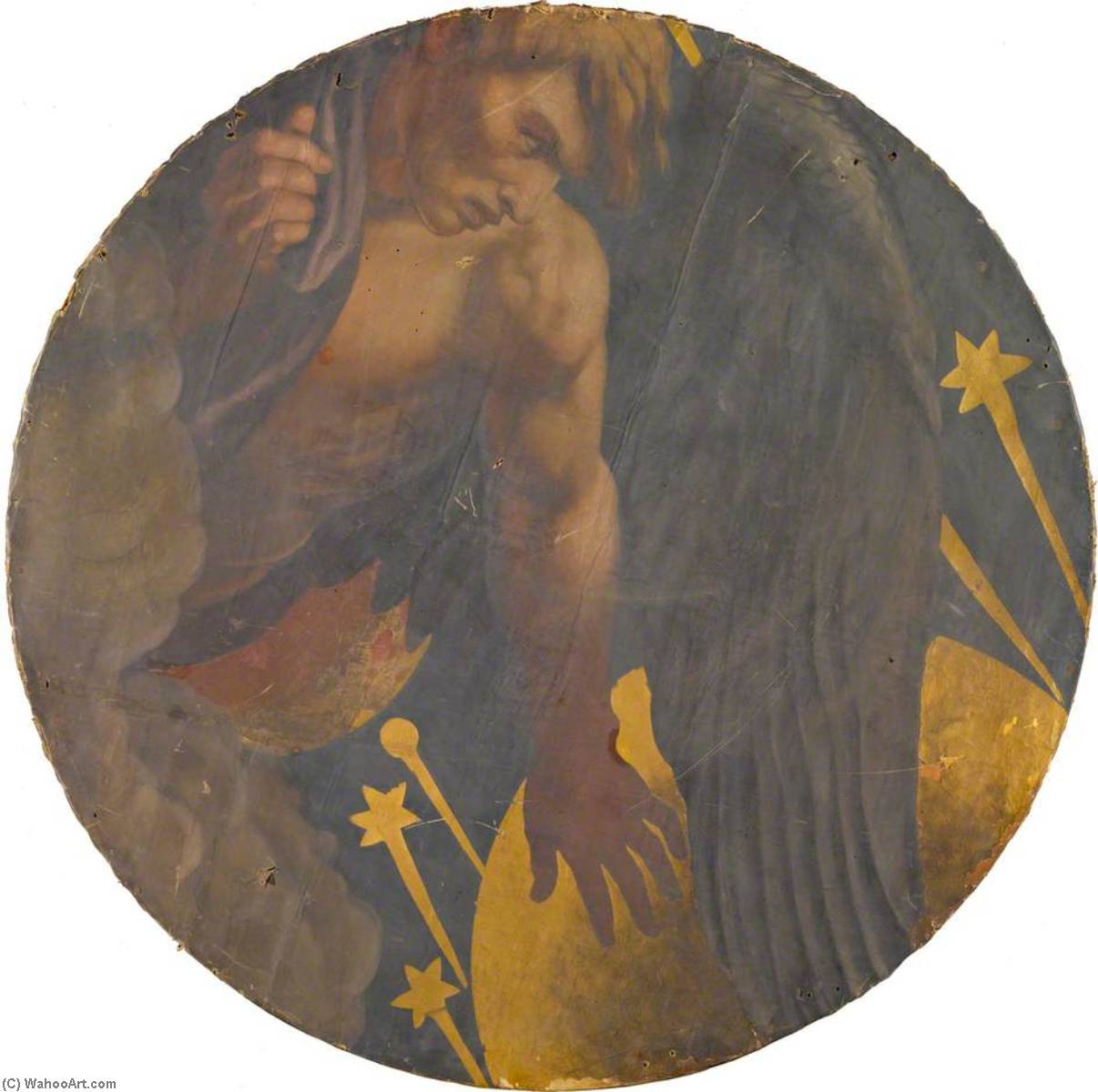 Adquirir Reproducciones De Pinturas Ángel con Estrella de Oro, 1869 de ...