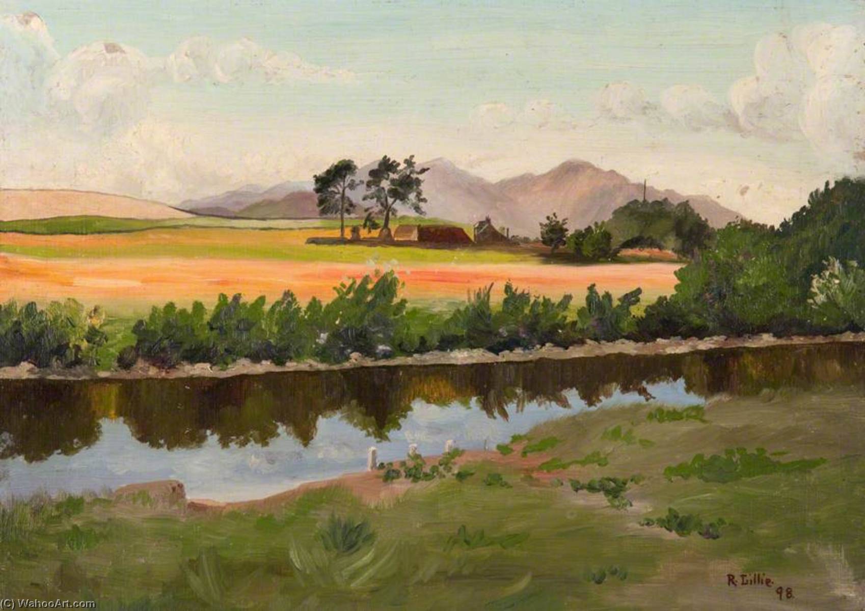 Reproducciones De Pinturas Comrie Hills de Crieff, 1898 de Robert ...