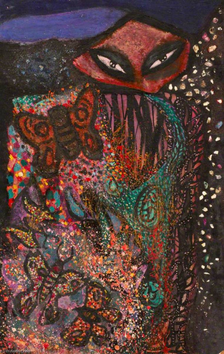 Cara y mariposas (recto) de Stanley Lench (1934-2000) Stanley Lench ...