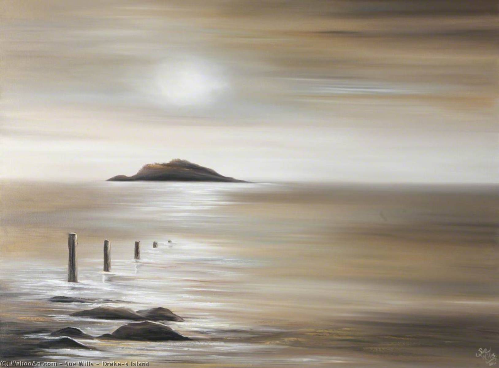 Isla de Drake, 2011 de Sue Wills Sue Wills | WahooArt.com