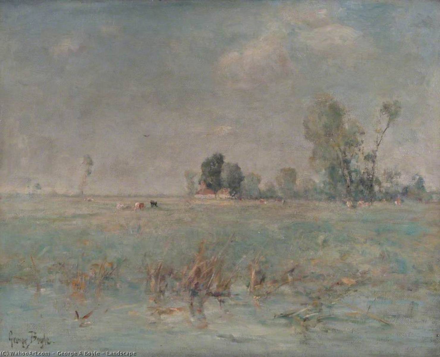 Comprar Reproducciones De Arte Del Museo Paisaje de George A Boyle ...