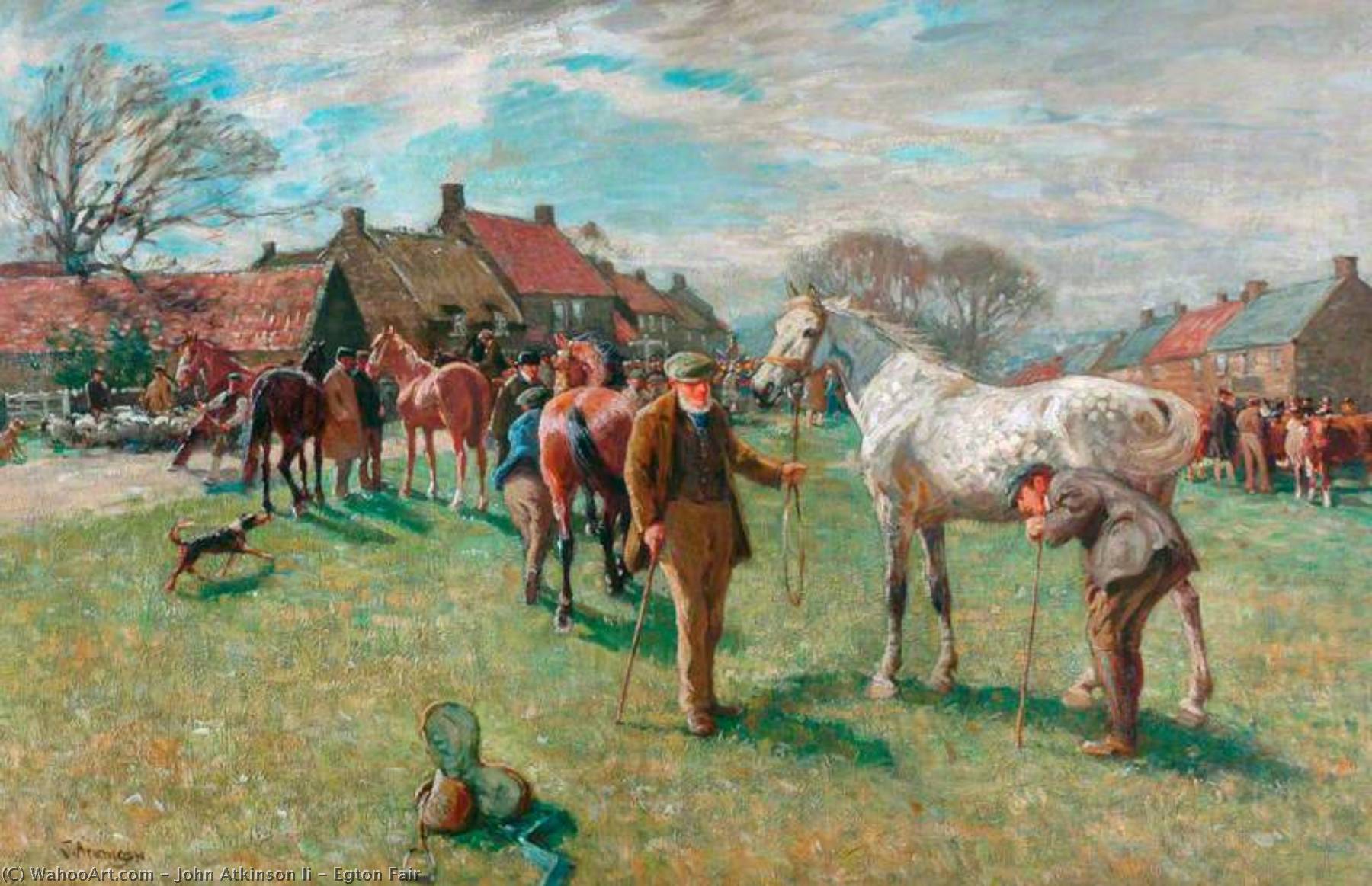 Grabados De Calidad Del Museo Egton Fair, 1910 de John Atkinson Ii ...