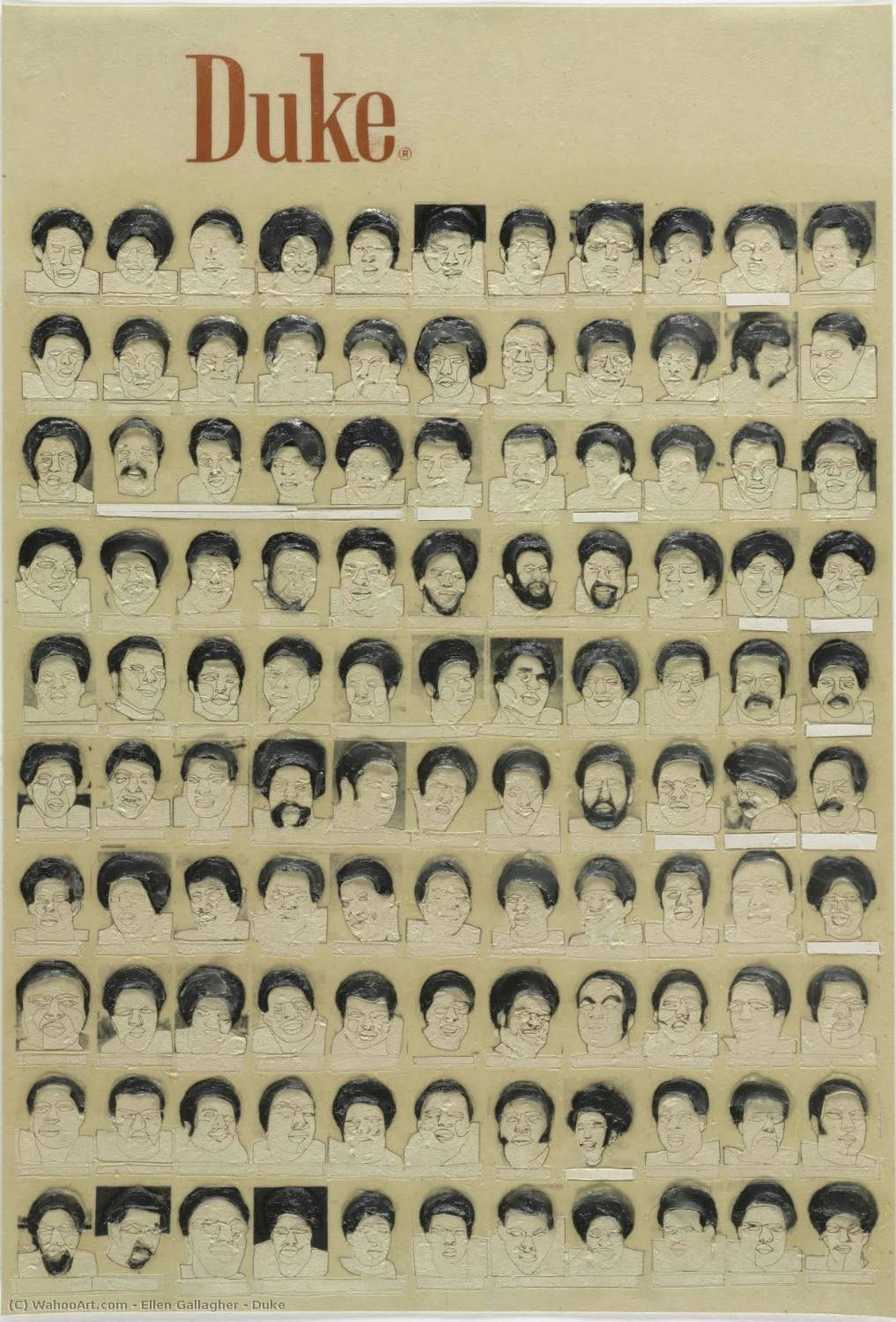 Duke, 2004 de Ellen Gallagher Ellen Gallagher | WahooArt.com