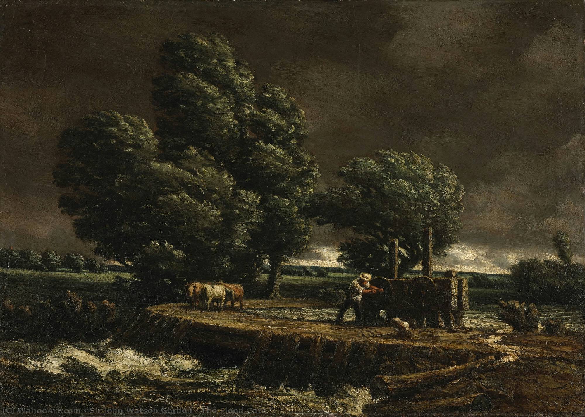 Reproducciones De Arte La puerta del diluvio, 1901 de Sir John Watson ...