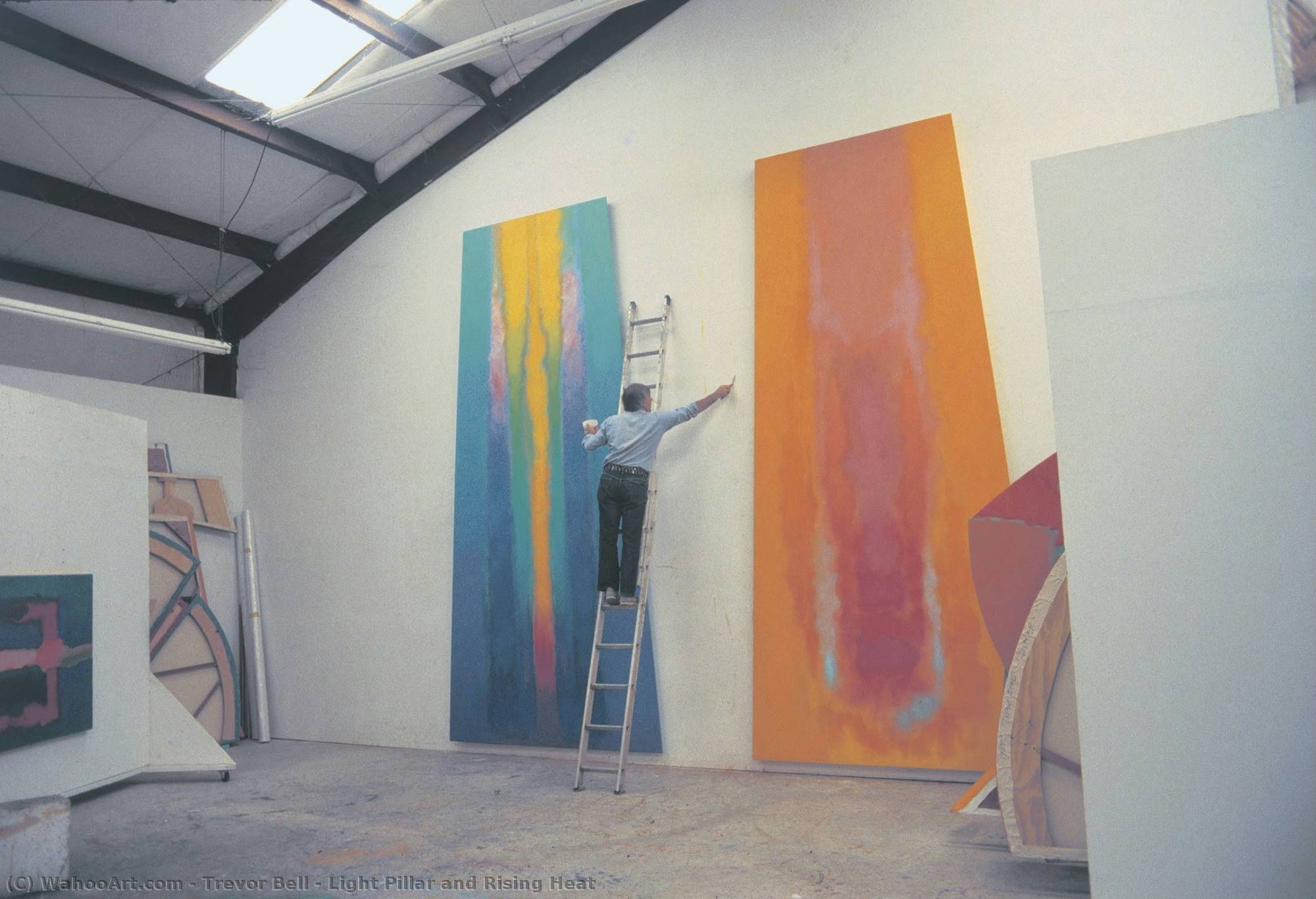 Pilar de luz y calor creciente, 1982 de Trevor Bell (1930-2017, United ...